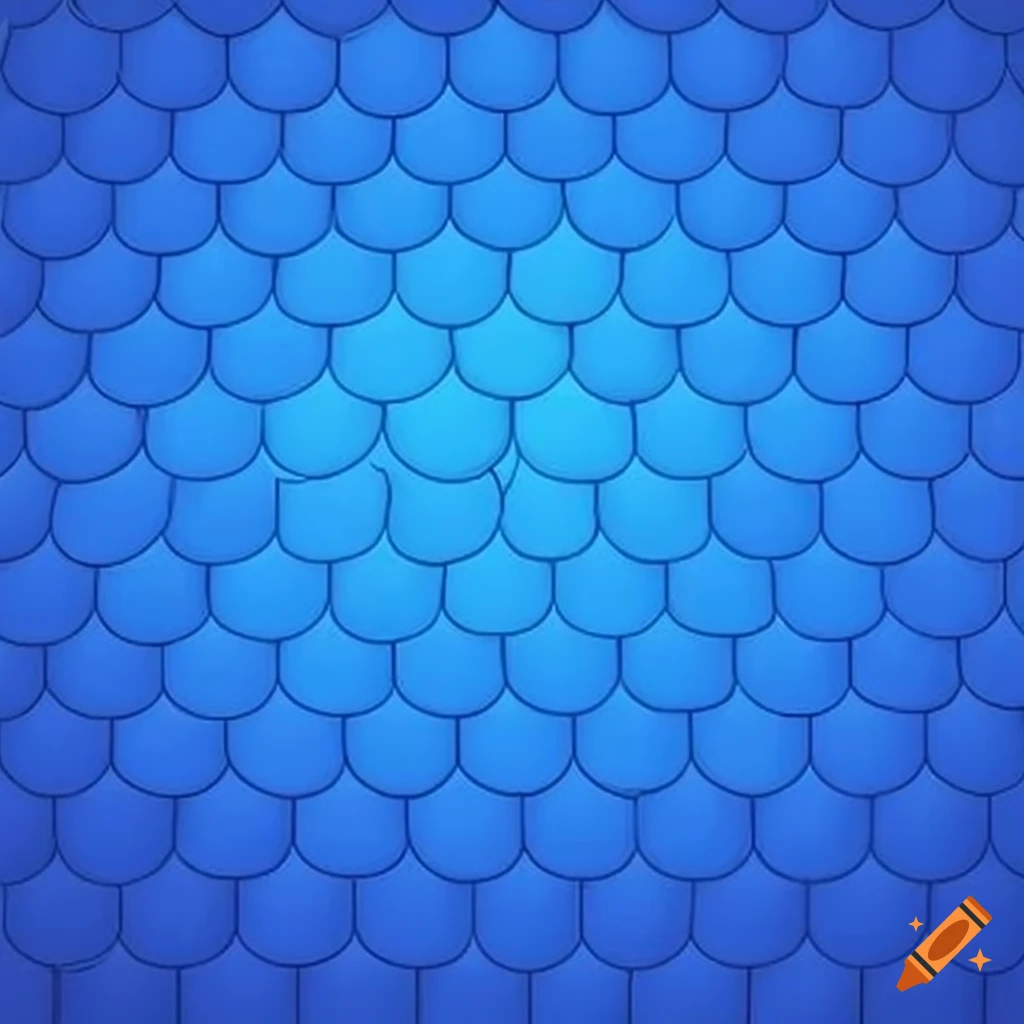 Blue cartoon castle roof texture