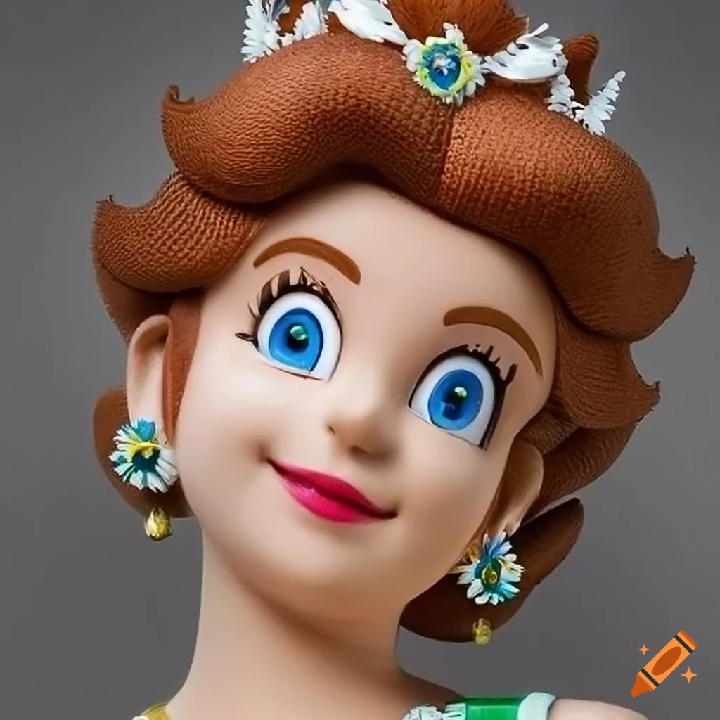 Real-life portrait of princess daisy