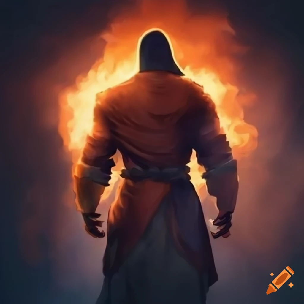 Artwork of a smoky background with an epic castlevania design on Craiyon