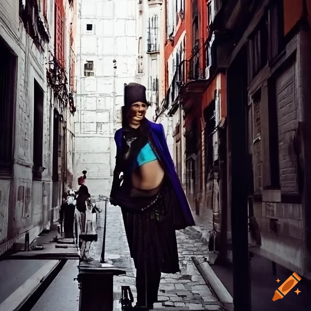 Artistic photo of madrid inspired by alex webb