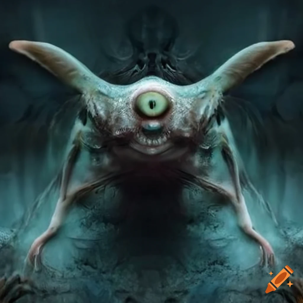 Photo of a one-eyed alien creature