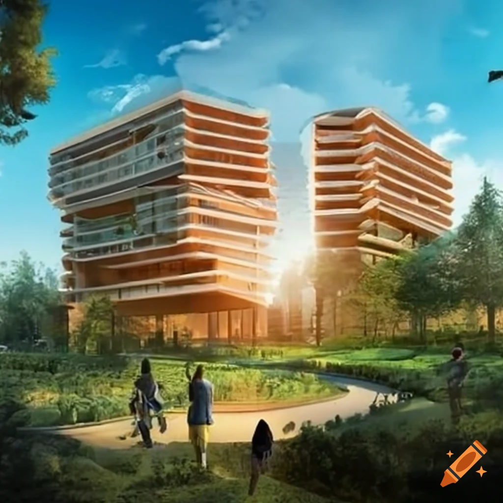 Concept of an eco-designed student campus