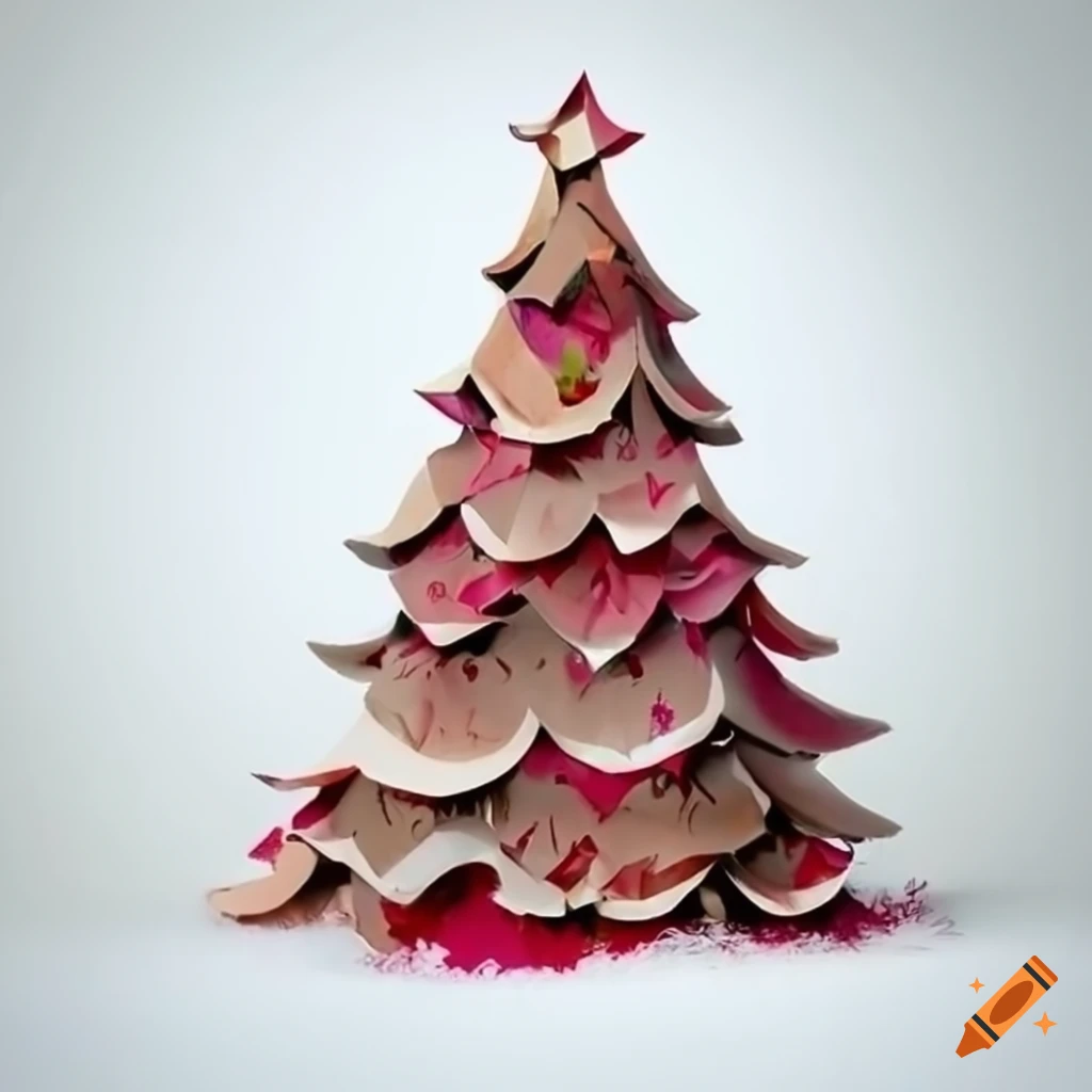 Christmas paper art