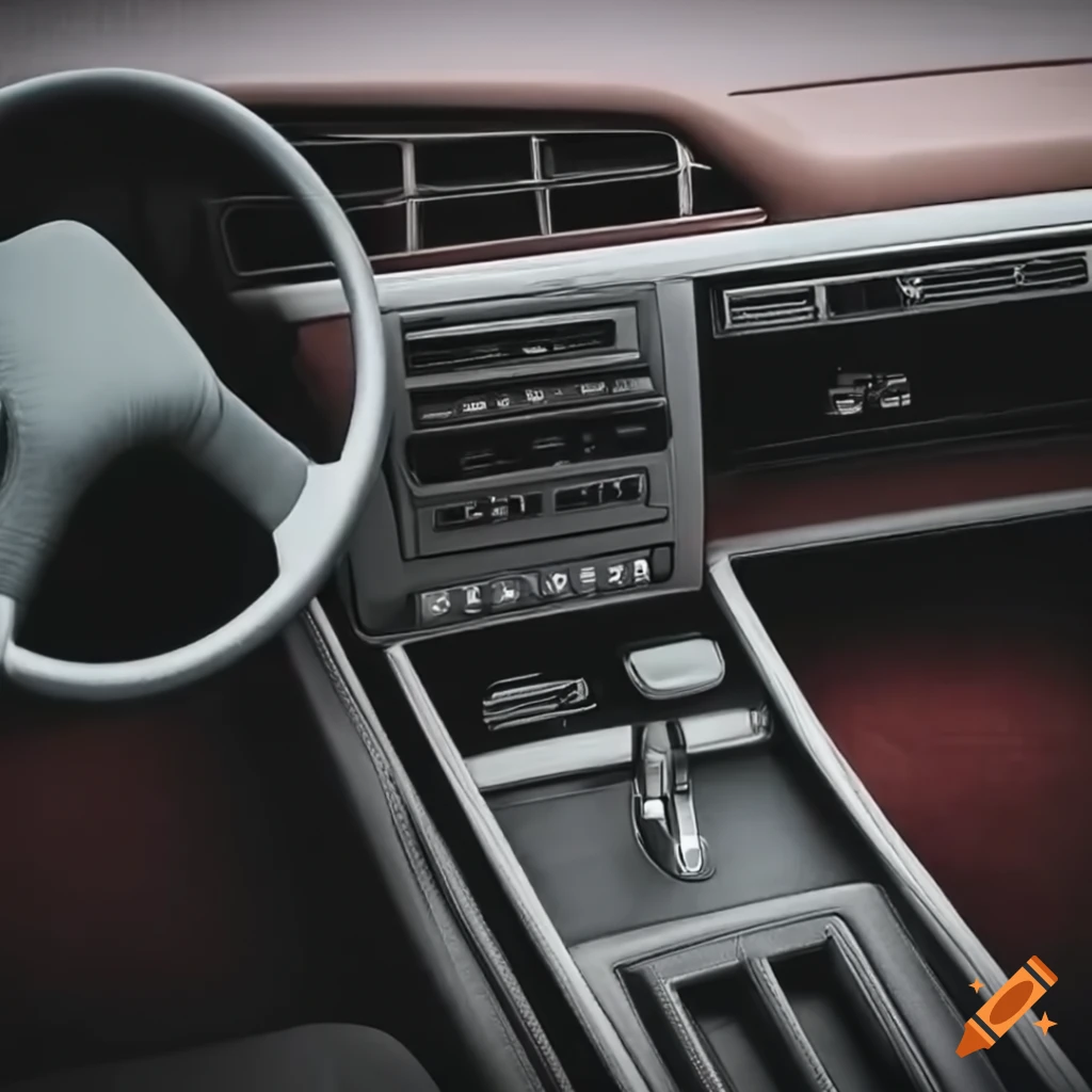 3D render of a lowered Toyota Camry with moquette interior on Craiyon