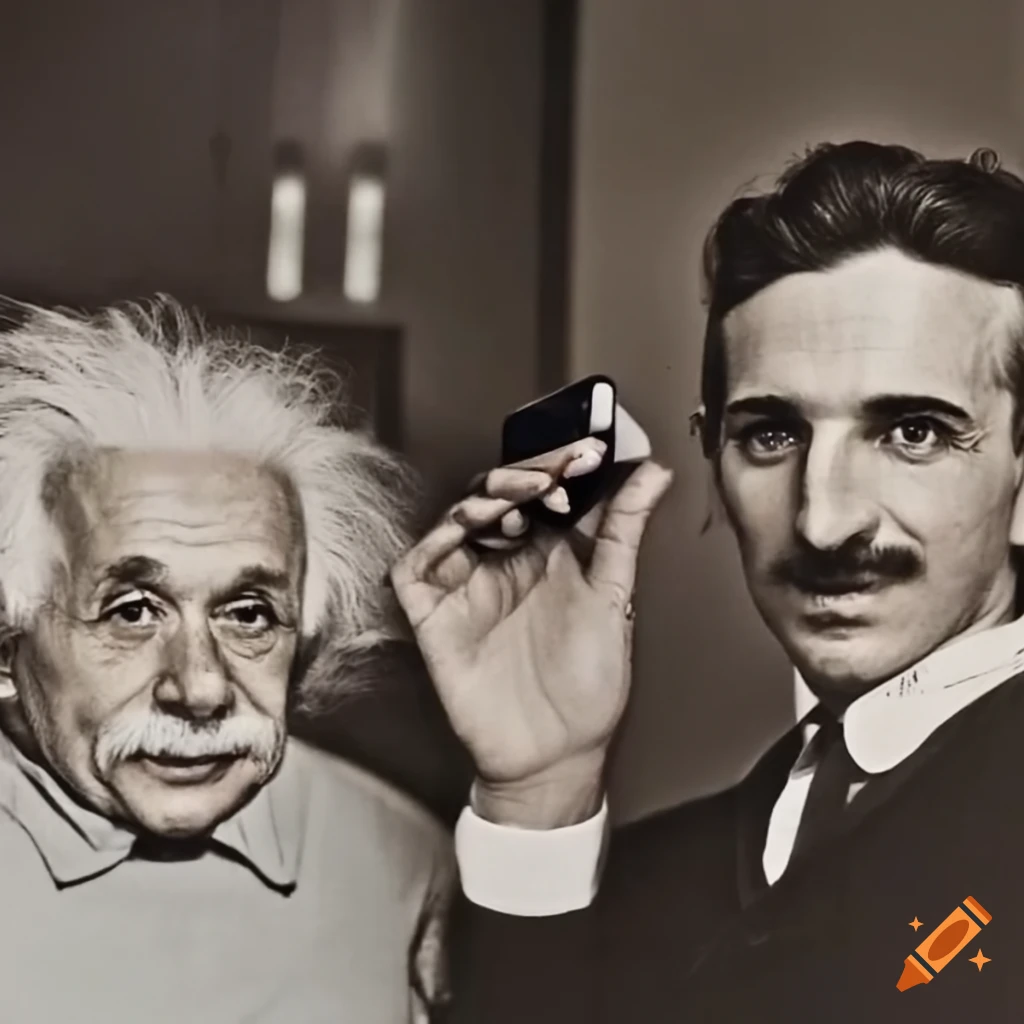 Einstein Nikola Tesla