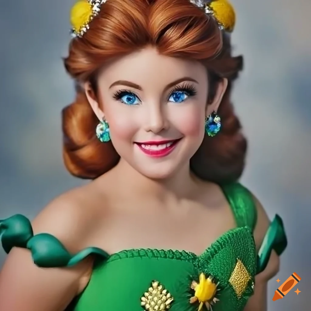 Realistic portrait of princess daisy