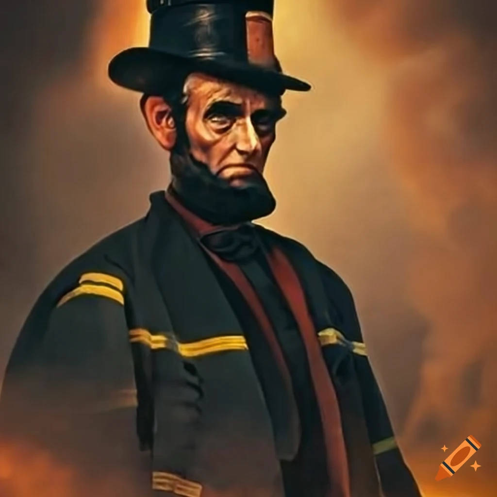 Abraham lincoln as a firefighter