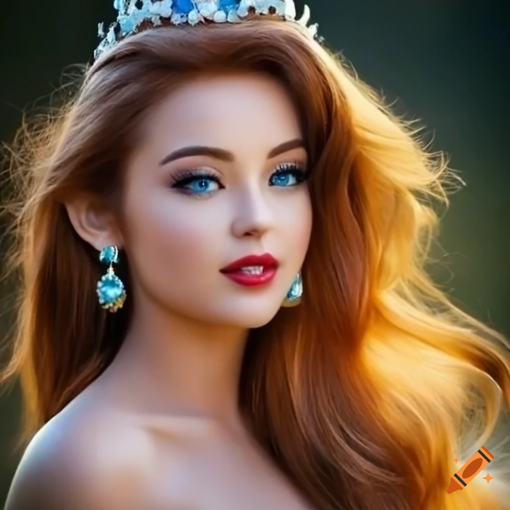 Realistic portrait of Princess Daisy on Craiyon