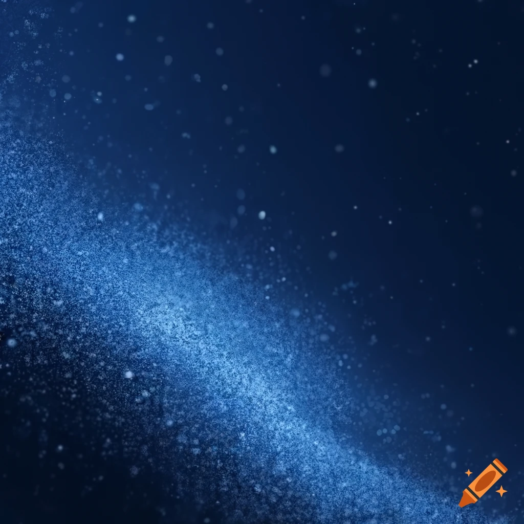 Dark blue background with golden and silver dust on Craiyon