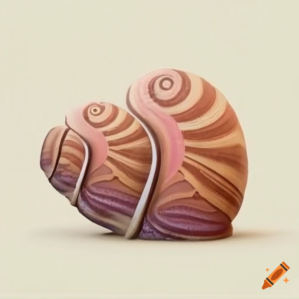 Tile pattern in the shape of snails