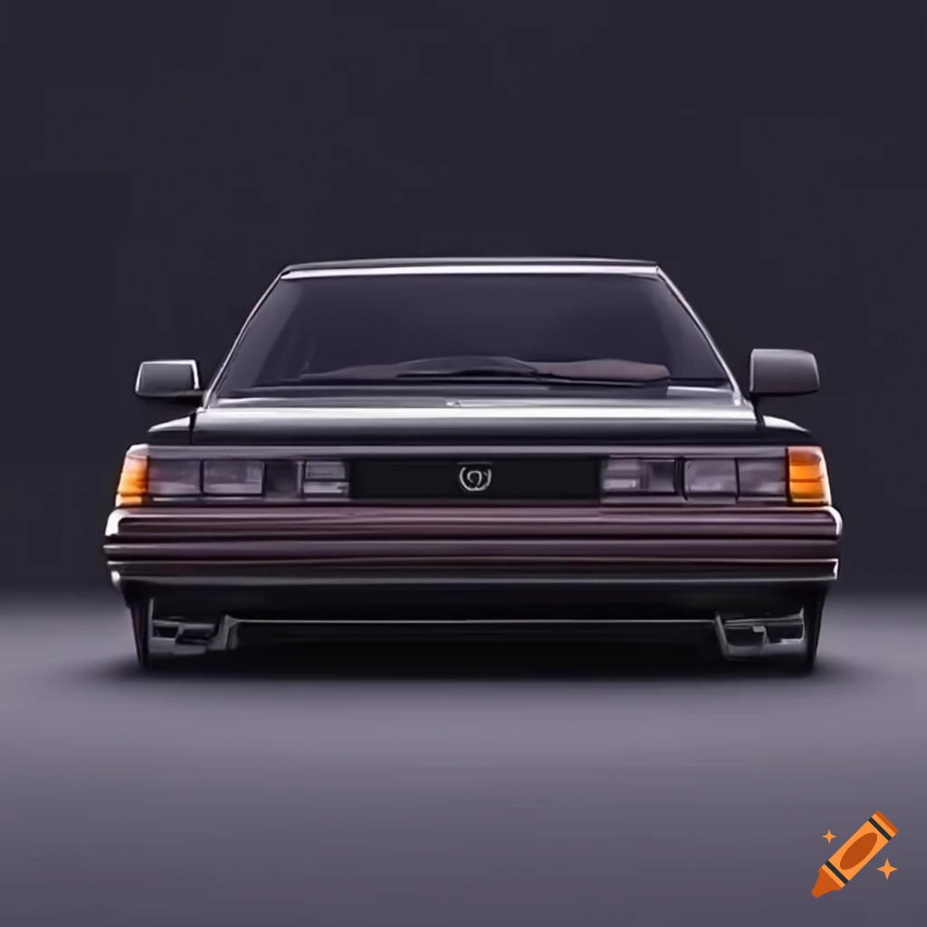 3D render of a lowered Toyota Camry with moquette interior on Craiyon