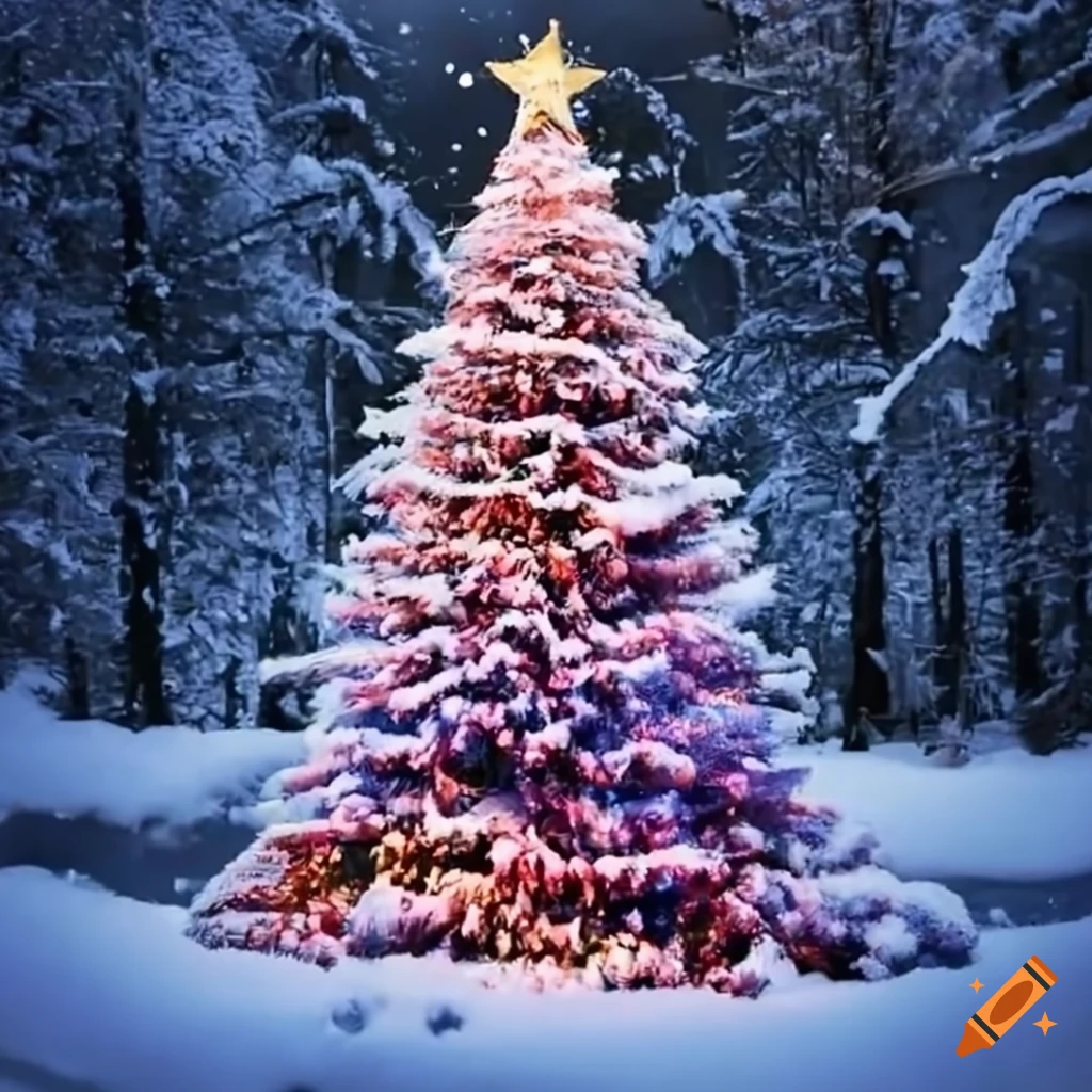 Christmas Tree Covered In Snow christmas-tree-covered-in-snow