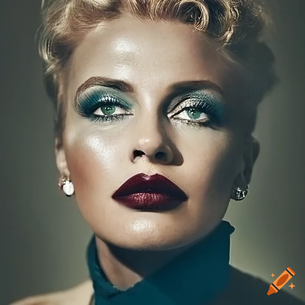 Portrait of a woman showcasing femininity and beauty on Craiyon