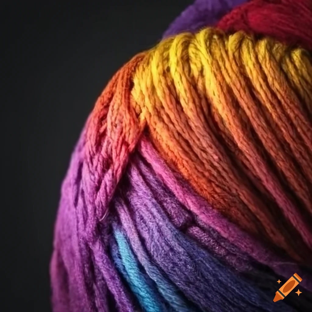 Various colorful dyes and fibers