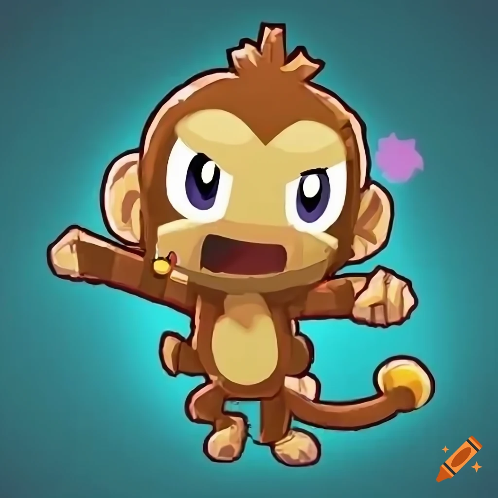 Modded monkey from bloons td 6