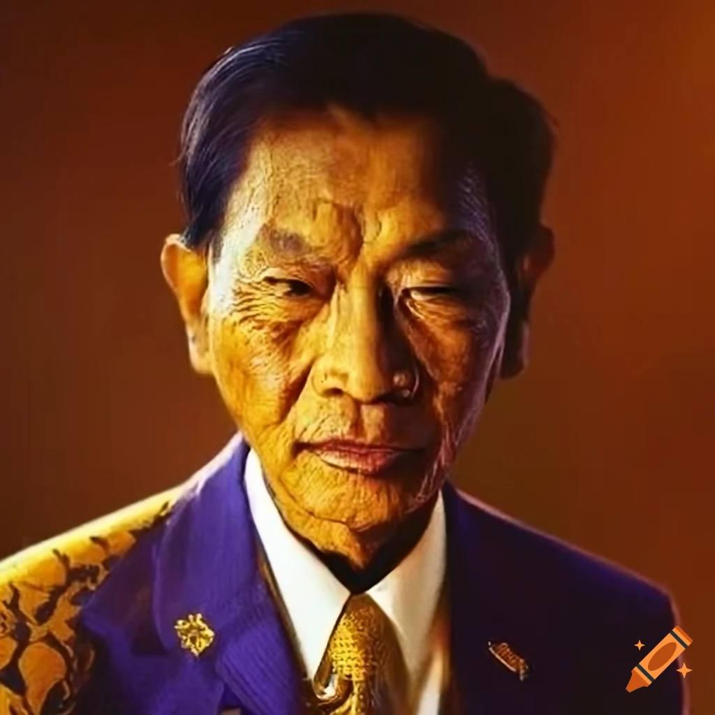 Portrait of kriangsak chamanan on Craiyon