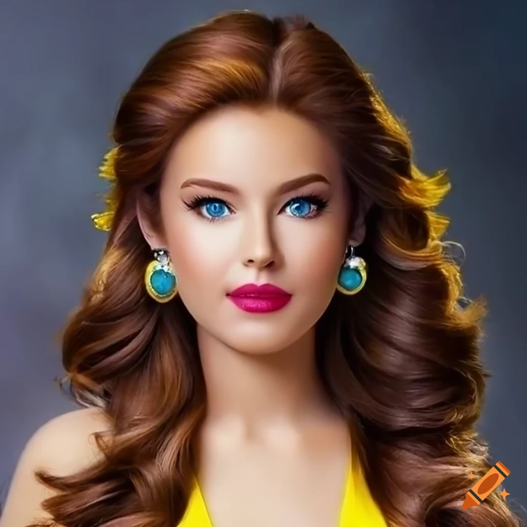 Realistic portrait of princess daisy