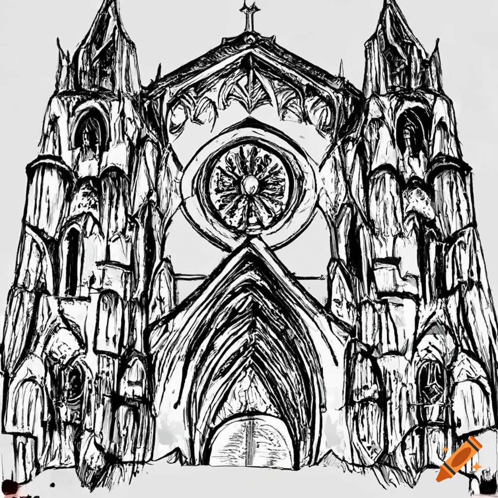 Gothic fantasy church