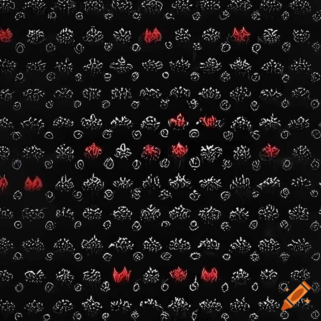 Official black kitty pattern