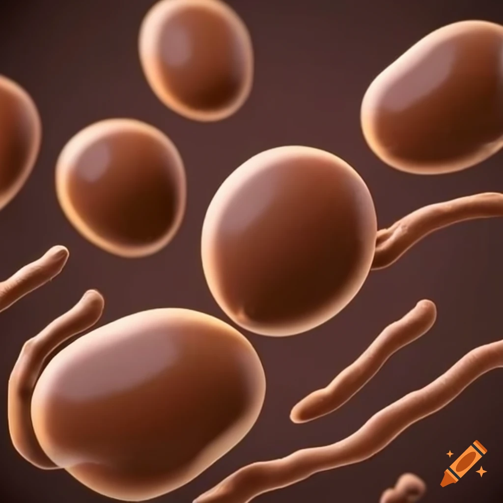 Chocolate bacteria art