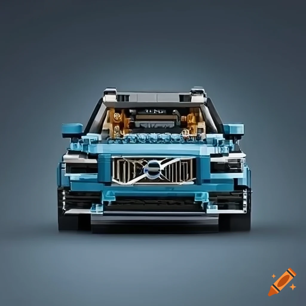 Lego set of a volvo v90 car on Craiyon