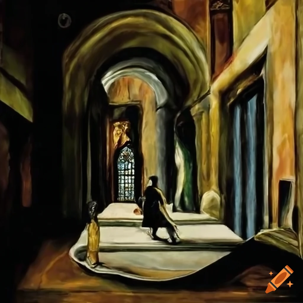 Artistic rendition of scotland yard in london