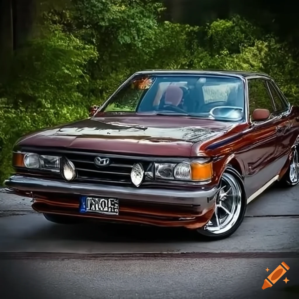 Stylishly modified vintage toyota camry on Craiyon