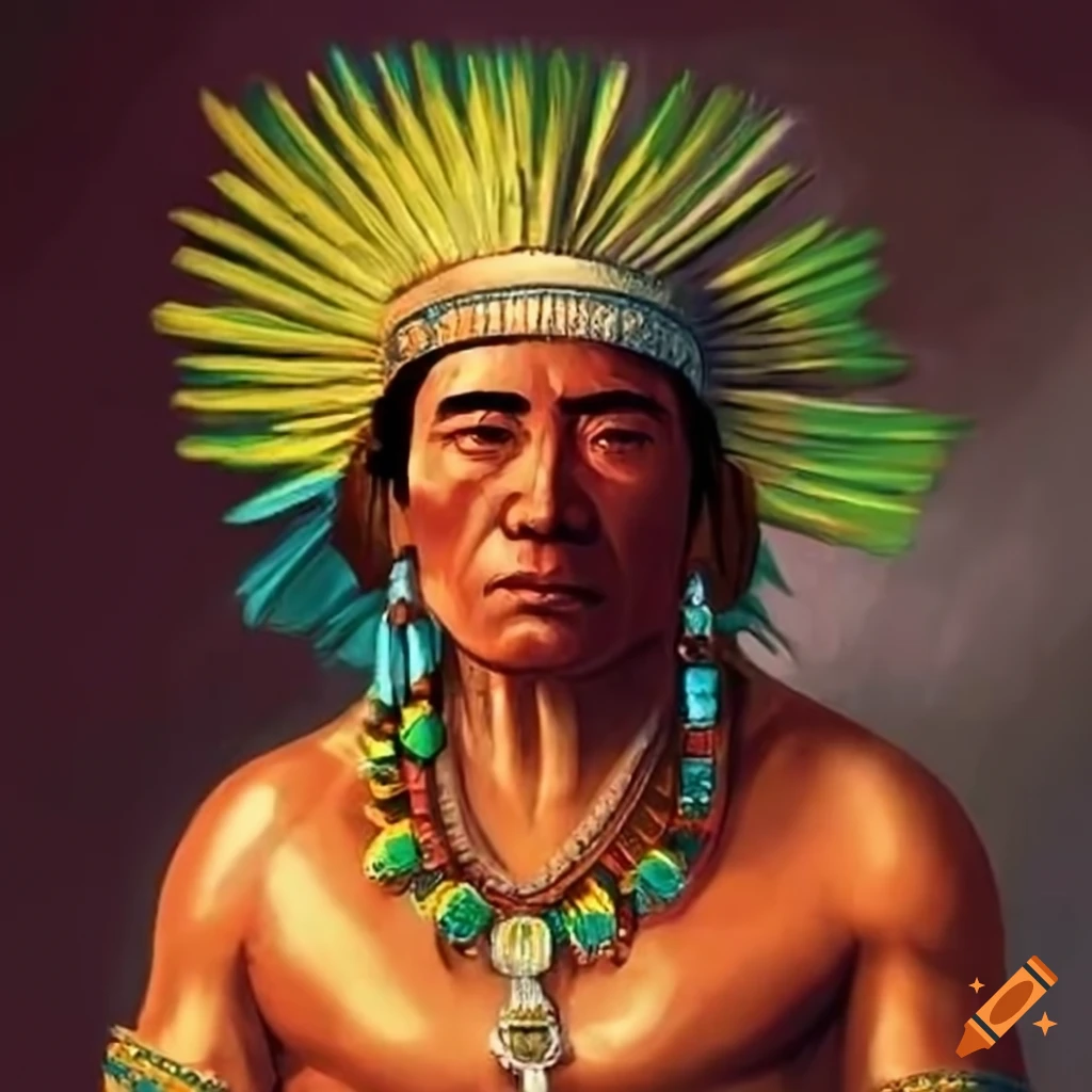 Portrait of moctezuma ii