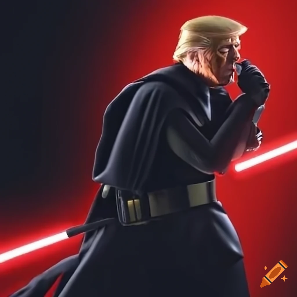 Darth trump executing order 66 on Craiyon