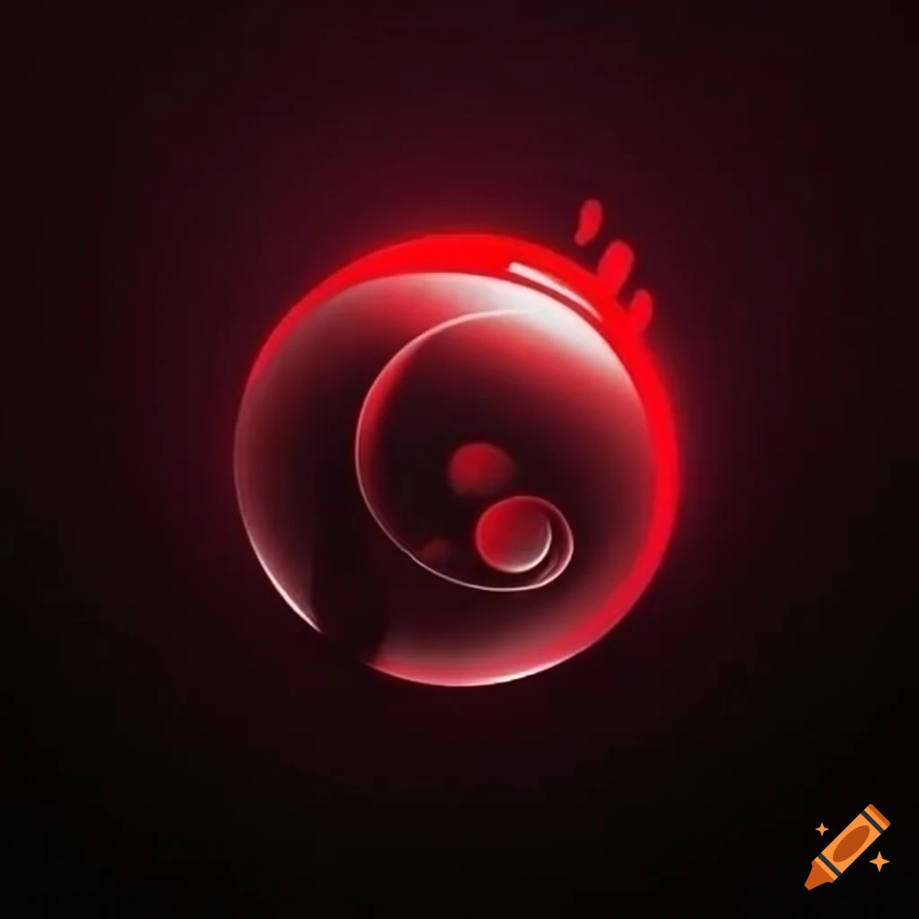 Black and red music streaming site logo
