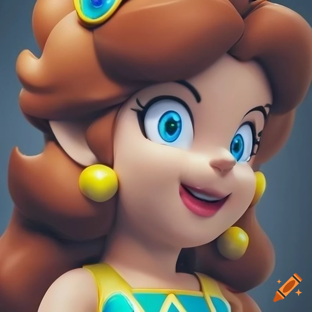 Real-life portrait of princess daisy
