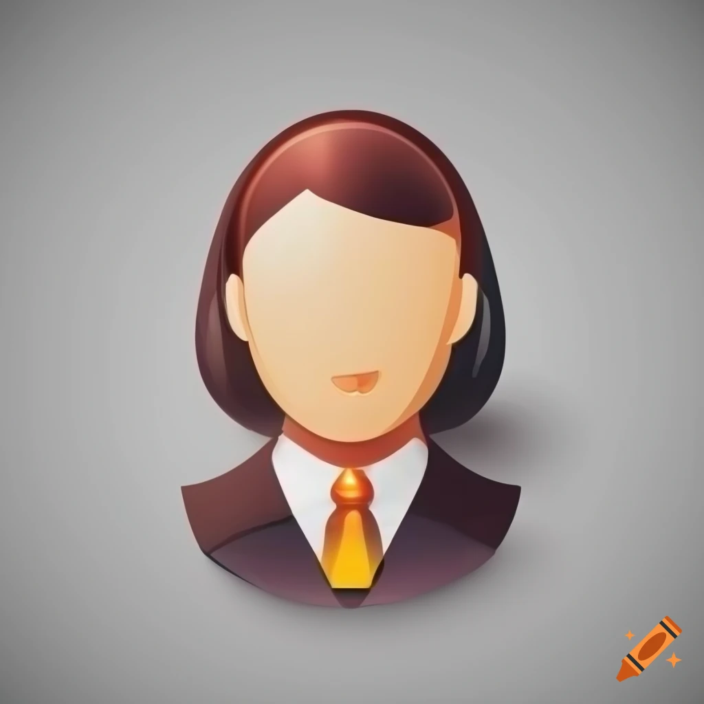 Icon of a business user on Craiyon