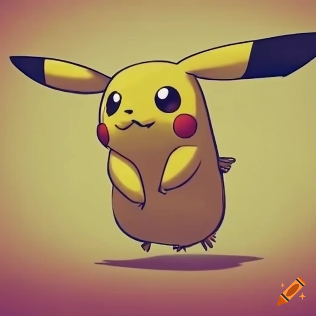 Pikachu playing ping pong on Craiyon