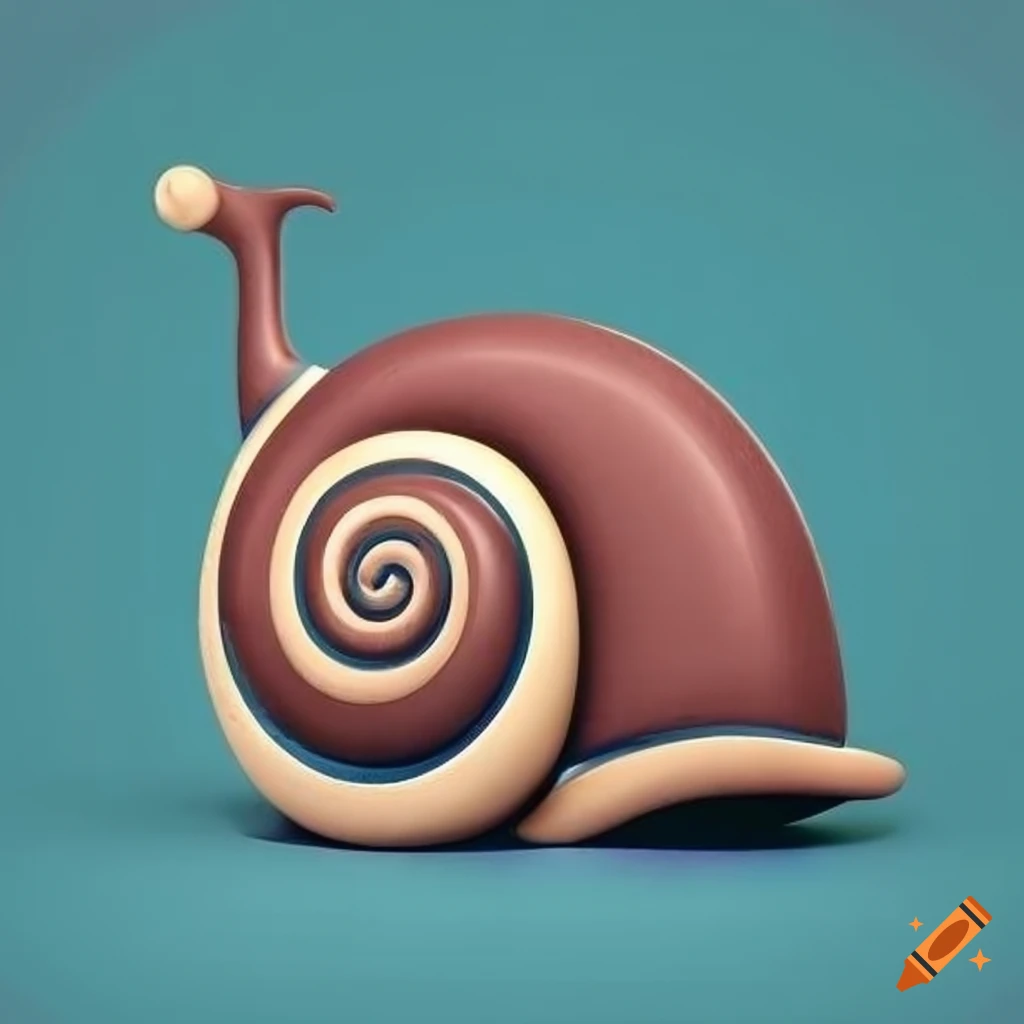Tile pattern in the shape of snails