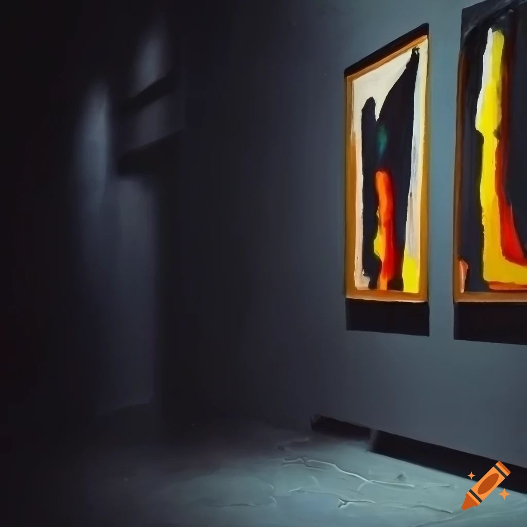 Strange abstract painting