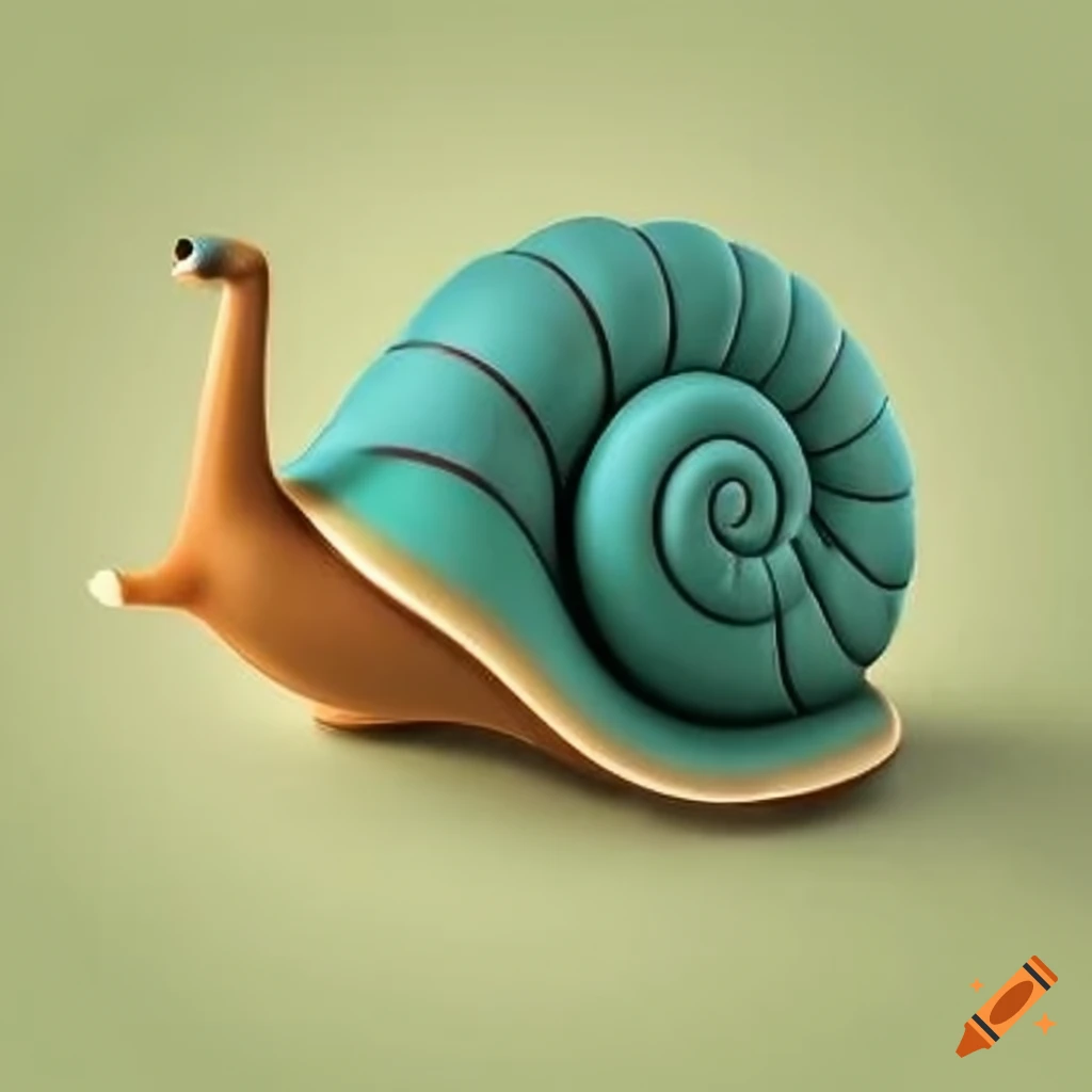 Tile pattern in the shape of snails