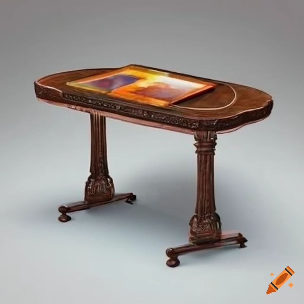 Display of vintage interactive tables
