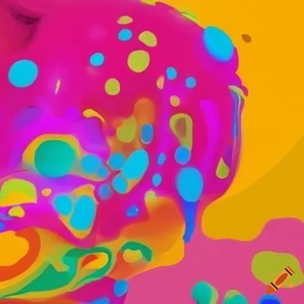 Indie kid style abstract artwork