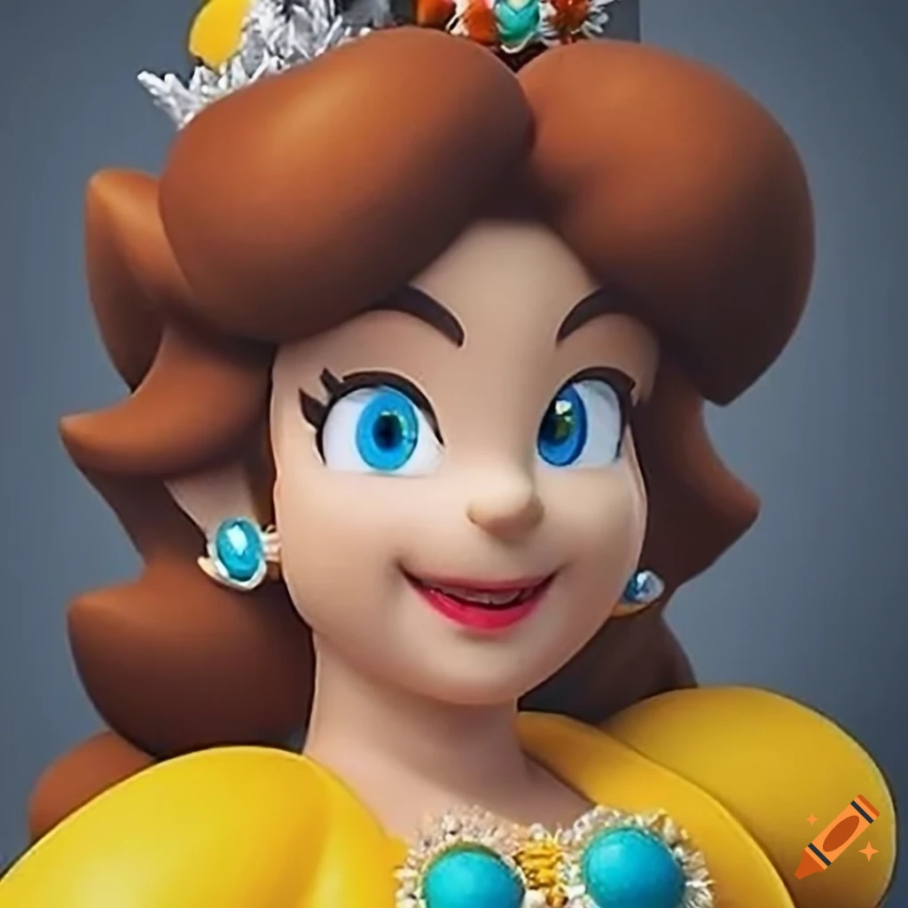 Realistic portrait of princess daisy