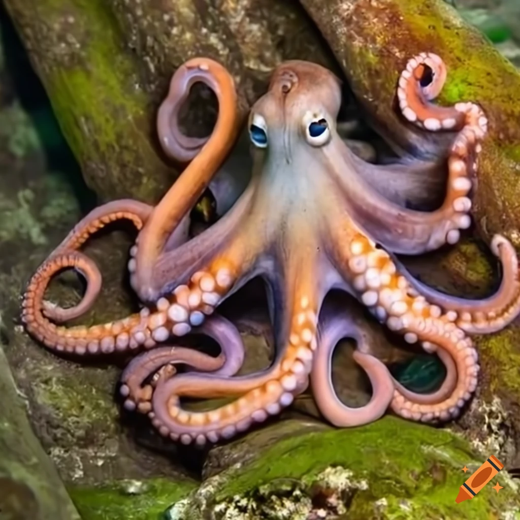 Image of a tree-dwelling octopus on Craiyon