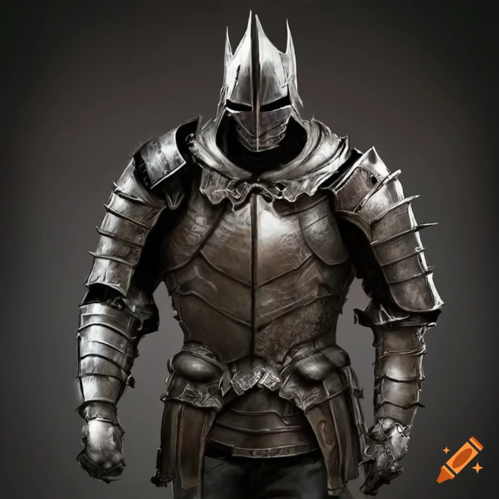 Dark knight armor illustration