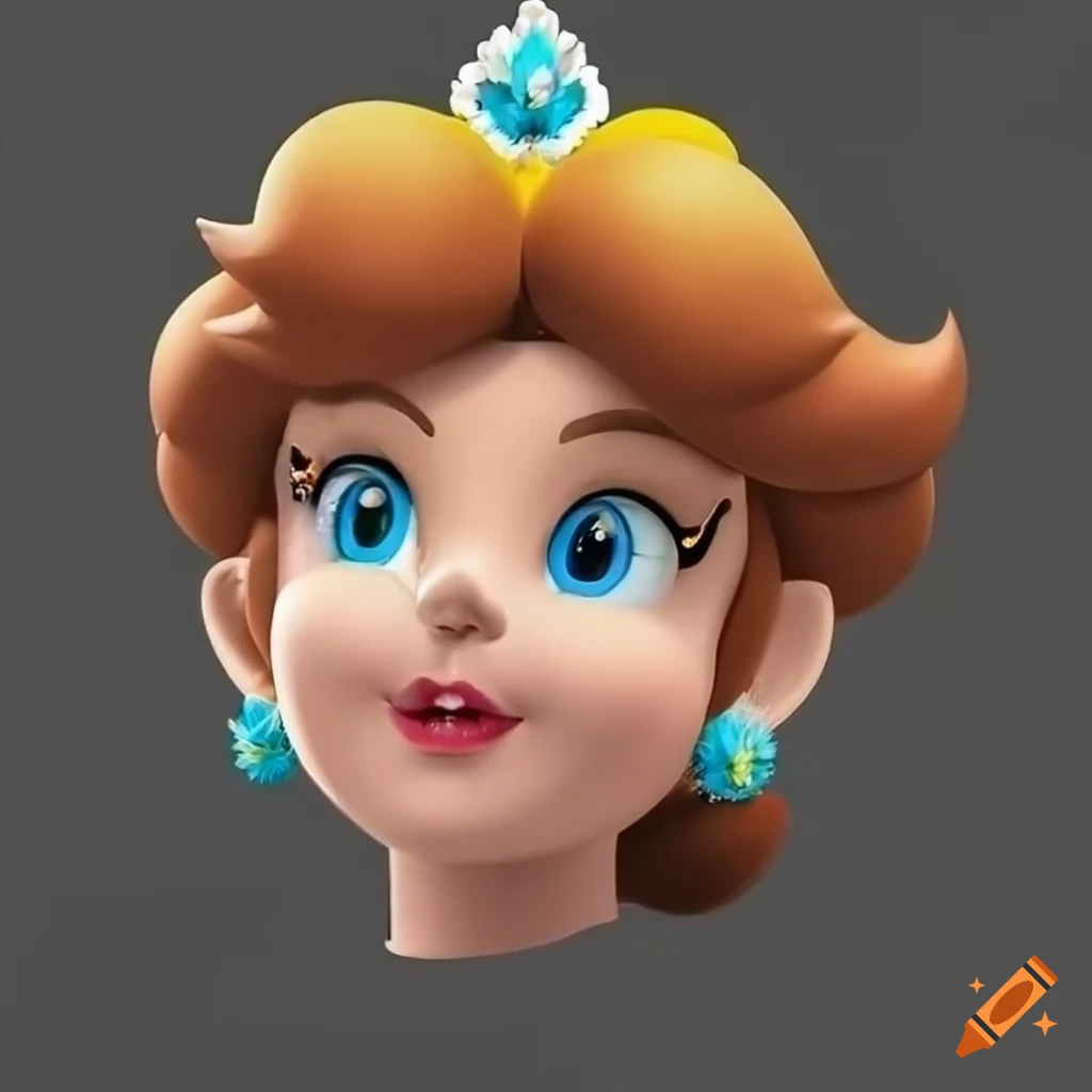 Realistic portrait of princess daisy