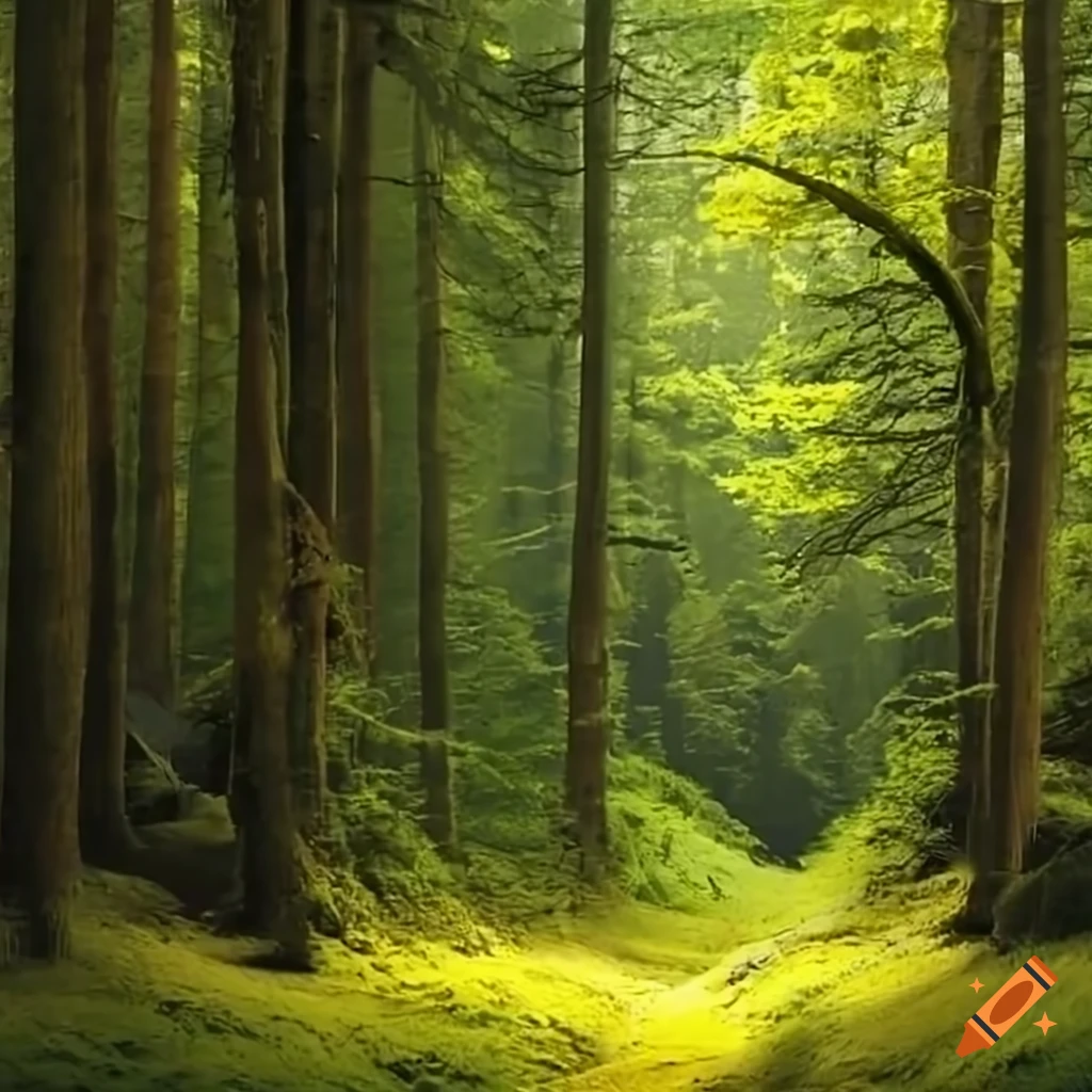 Image of a very large forest