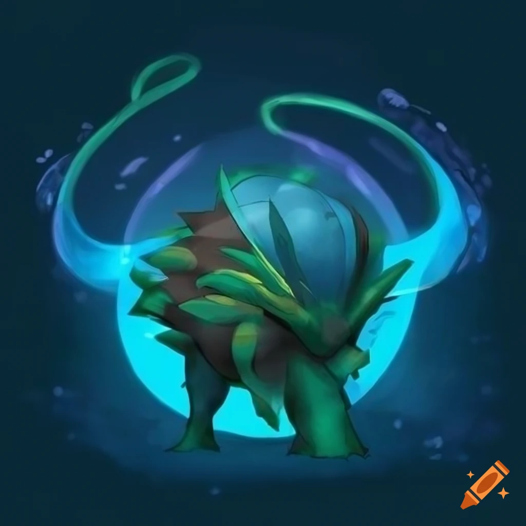 Captivating artwork of a mysterious pokemon on Craiyon