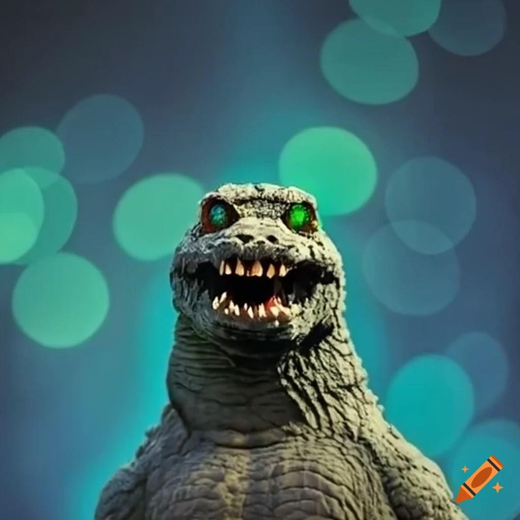 Funny meme with godzilla