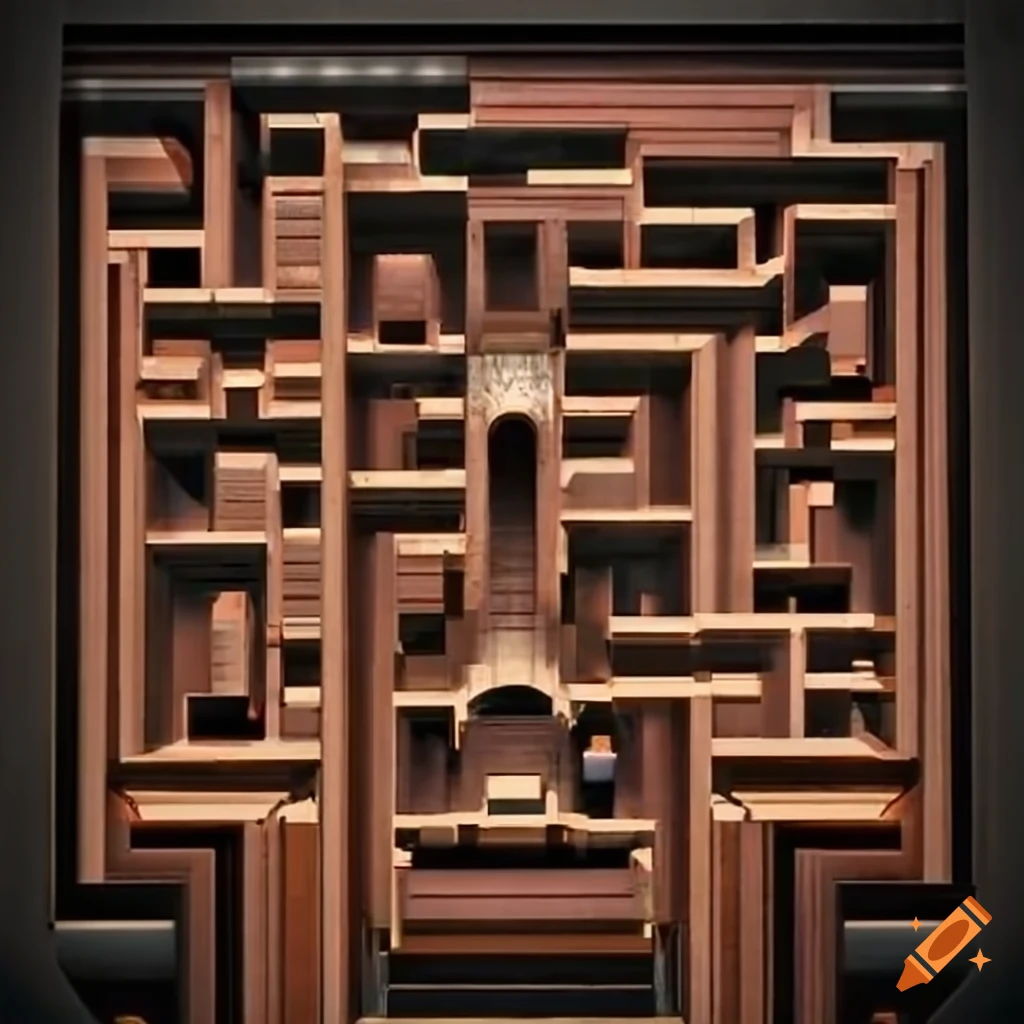 Image showcasing historical mazes on Craiyon