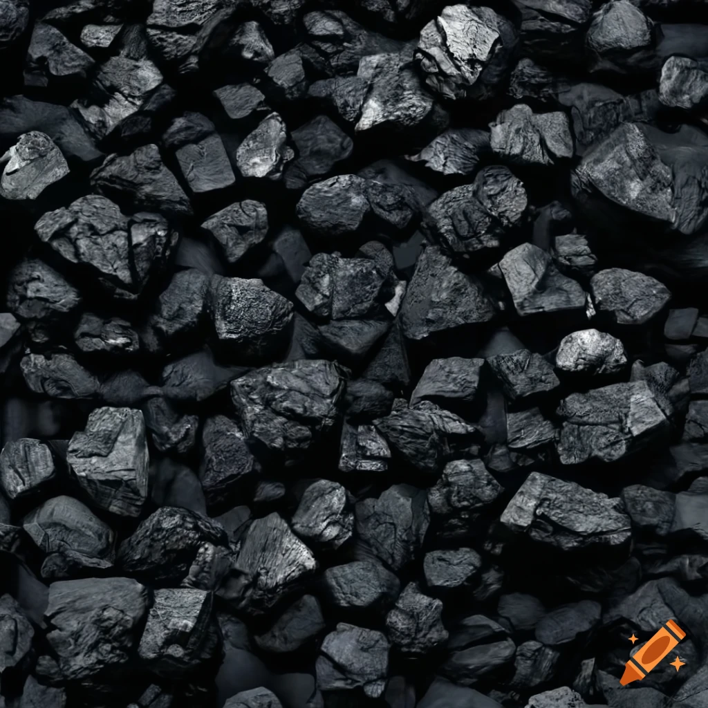 Texture of coal ore