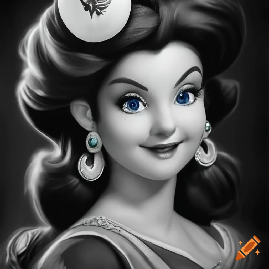 Detailed portrait of princess daisy on Craiyon