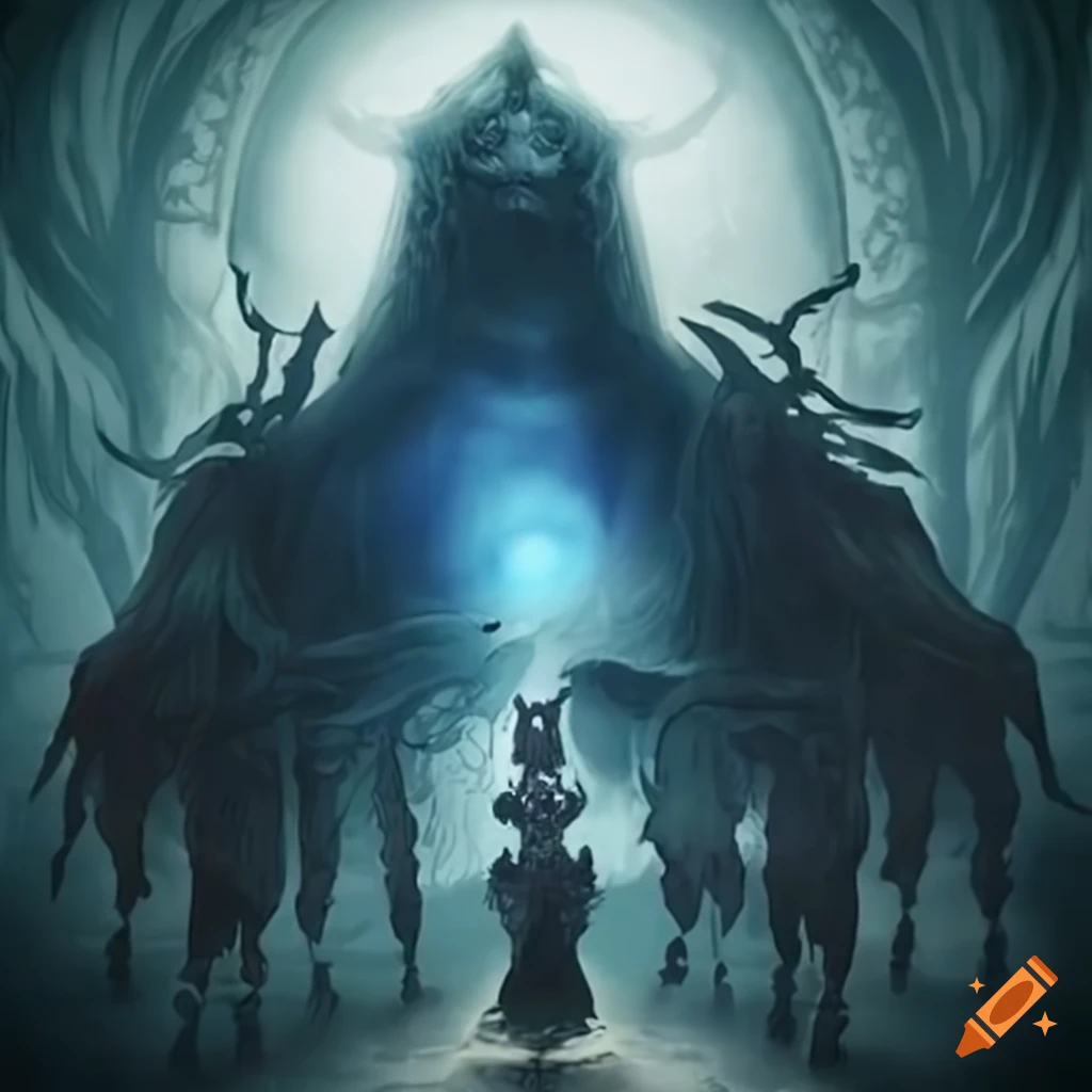 Image depicting a mystical summoning