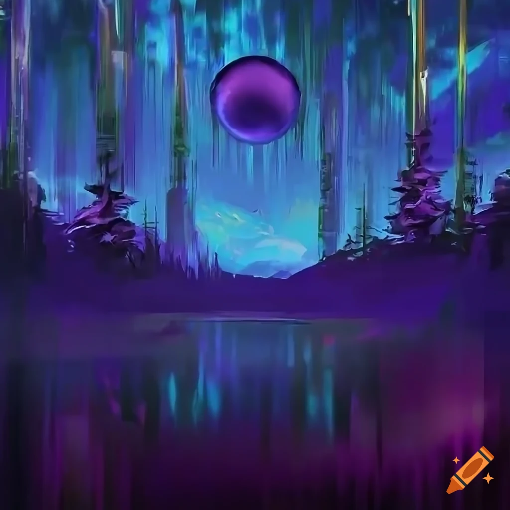 High definition mirrored calamity painting on Craiyon